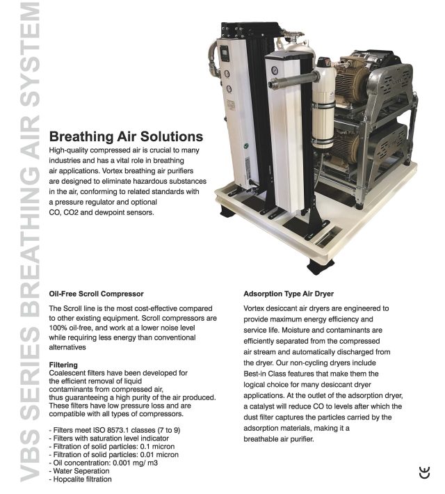 Breathing Air Solutions - VORTEX KOMPRESÖR